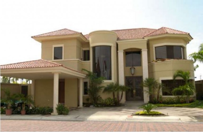 Modelos de casas modernas estilo colonial